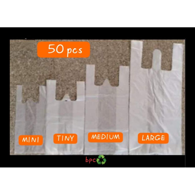 50pcs Plastic Sando Bag, HD Transparent/Clear/Virgin/Plain (Mini_Tiny ...