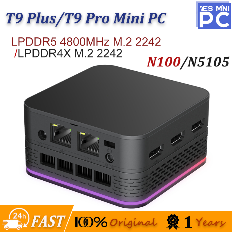 T9 Plus MINI PC Intel N100 Up to 3.4GHz LPDDR5 4800MHz M.2 2242 Windows ...