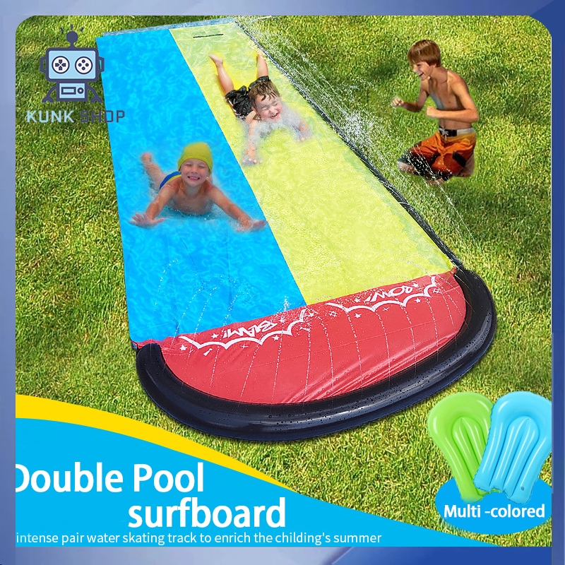 480cm Slip Splash and Swimming Pool Water Slide Extra Long Slip Water ...