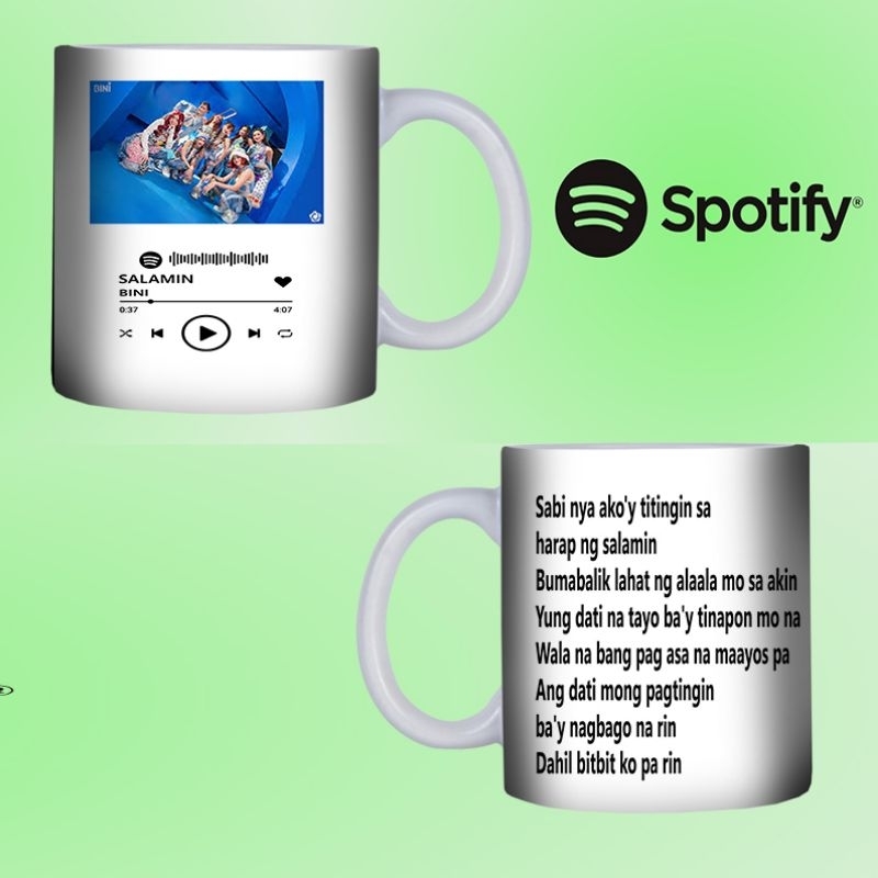 Spotify Customized Mug or Magic Mug | Shopee Philippines