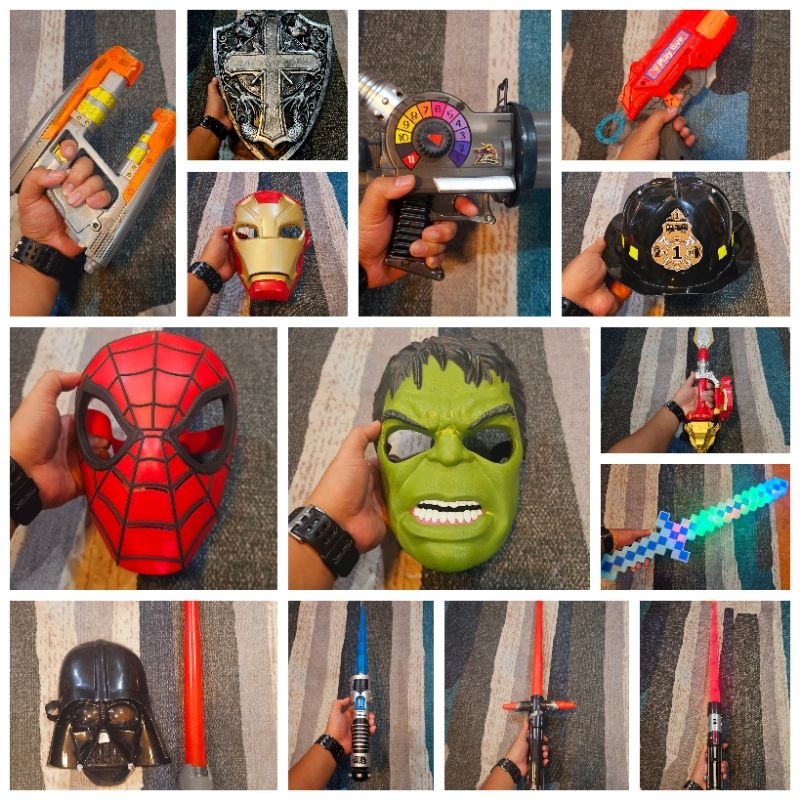 Preloved Pretend Play Cosplay Lightsaber Halloween Costume for Kids ...