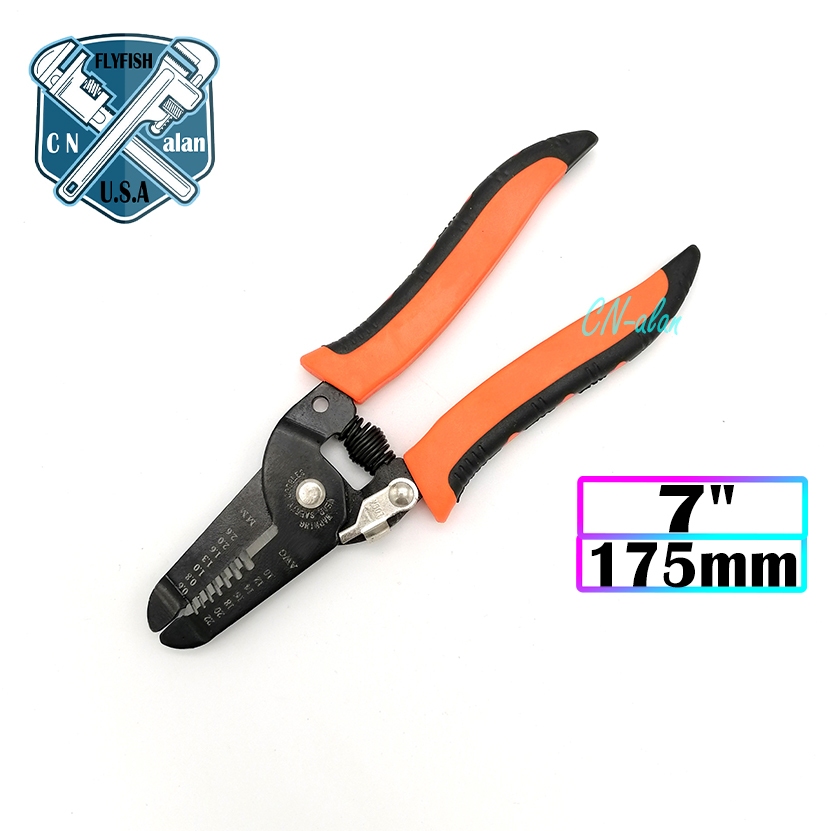 Multifunction Shears Metal Wire Cable Cutter Wire Stripper(AWG 22/20/18 ...