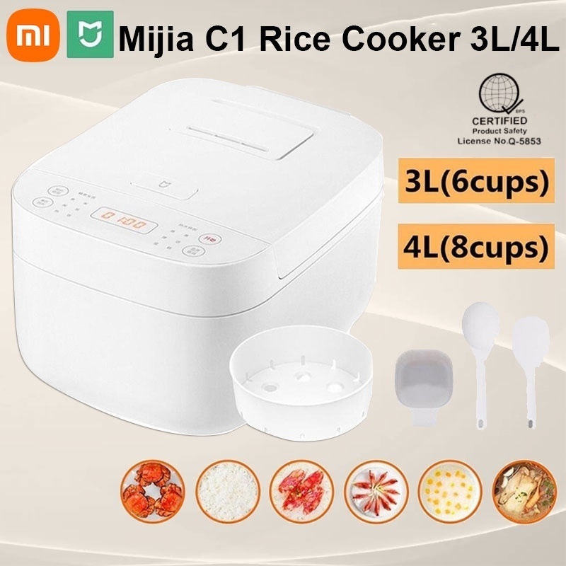 Xiaomi Rice Cooker C1 3L 4L Automatic Cooking 24 Modes Customized ...