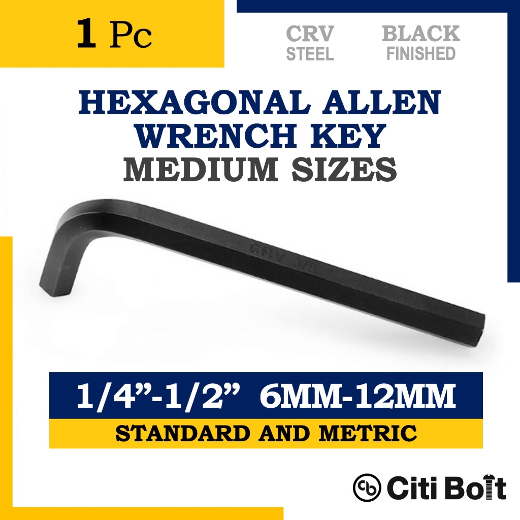 1pc Hexagonal Allen Wrench Key - Small Sizes / L-Key / Hex Key, 1/4"-1/ ...