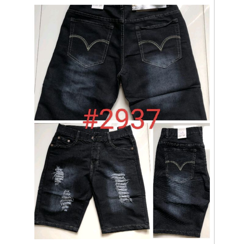 2937 Men's maong short not strechabe good fabric | Shopee Philippines
