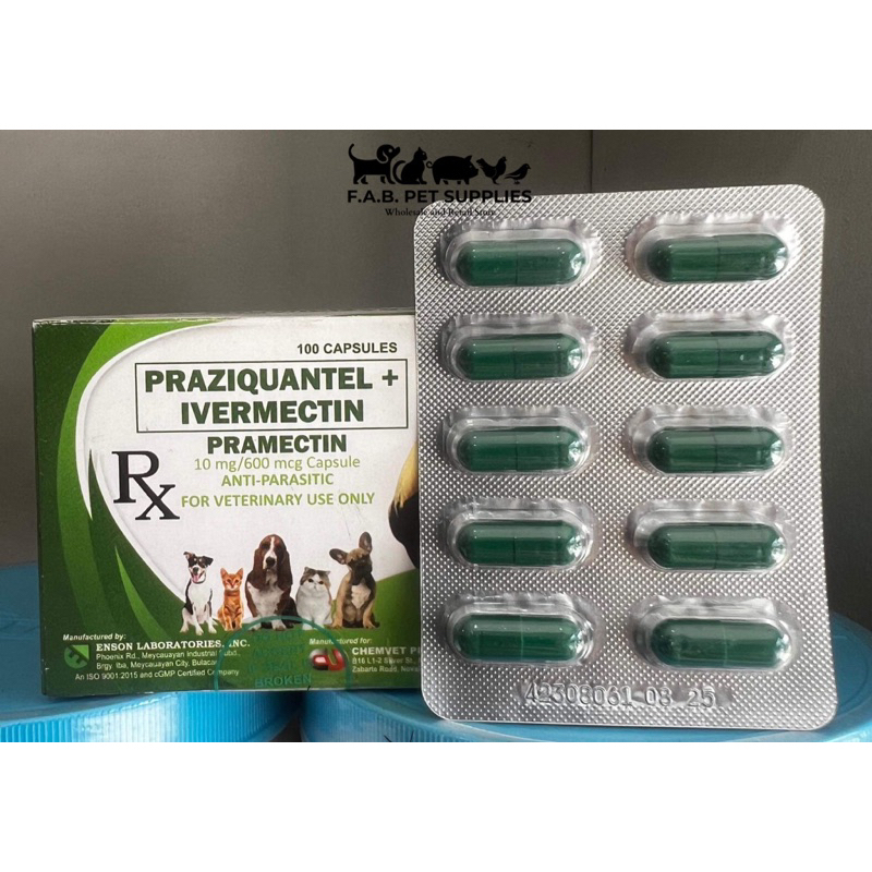 Pramectin Dewormer per tablet (for dogs, cats and gamefowls) | Shopee ...
