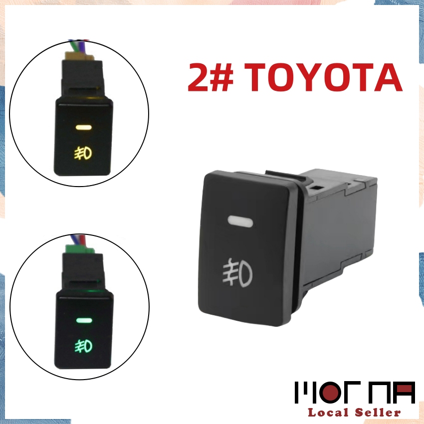 DC12V Toyota 4 Wire Fog Light Switch for Camry, for Yaris, for Prius ...
