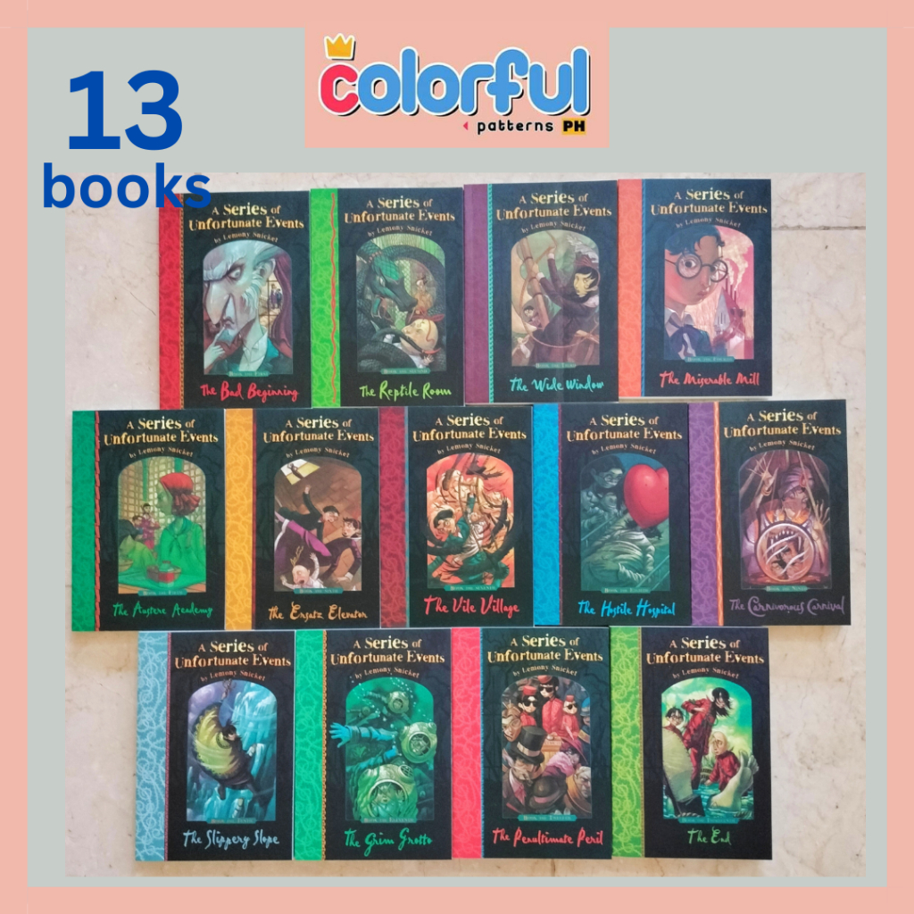 A Series of Unfortunate Events (13 books-Complete Set) by Lemony ...