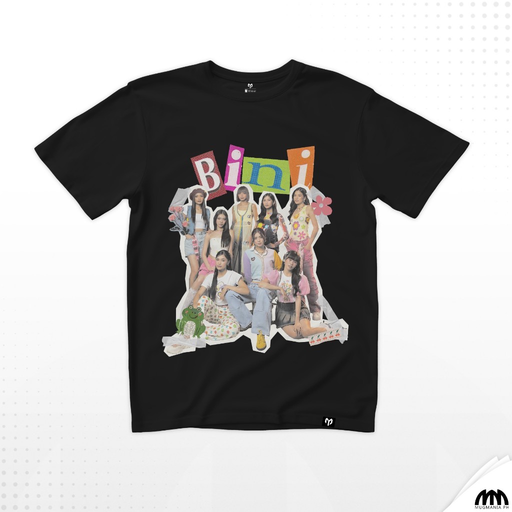 BINI Merch - Mugmania- Bini T-shirt - Mikha, Aiah, Colet, Gwen, Maloi ...