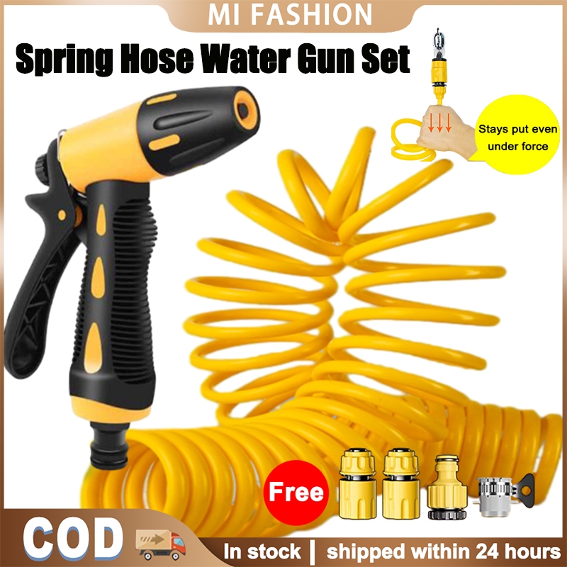 Flexible Garden Hose with Watering Spray Gun, Expandable Water Hose ...