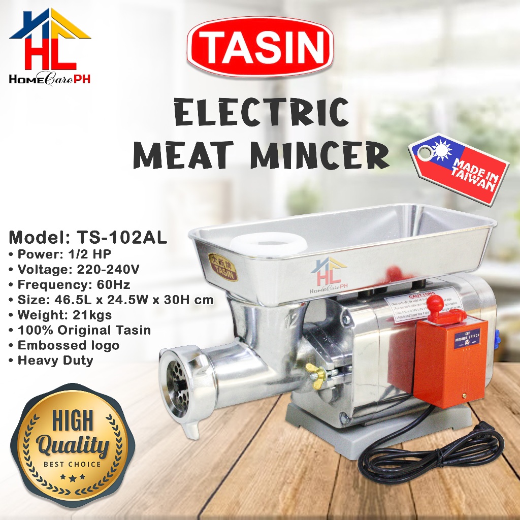 Tasin Electric Meat Mincer TS-102AL Original | Shopee Philippines