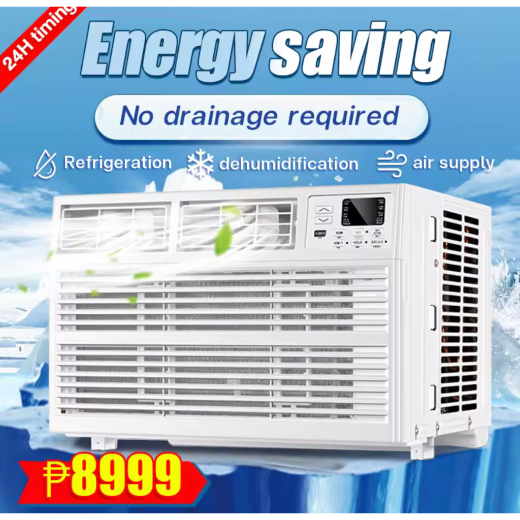 Aircon Window Type with Remote Control 0.6HP/1HP Fixed frequency air ...