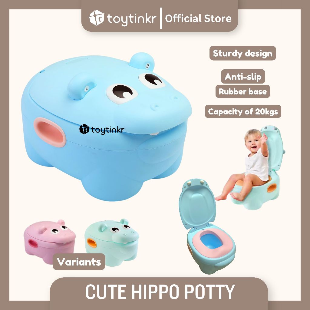 Cute Hippo Potty by Toytinkr | Shopee Philippines