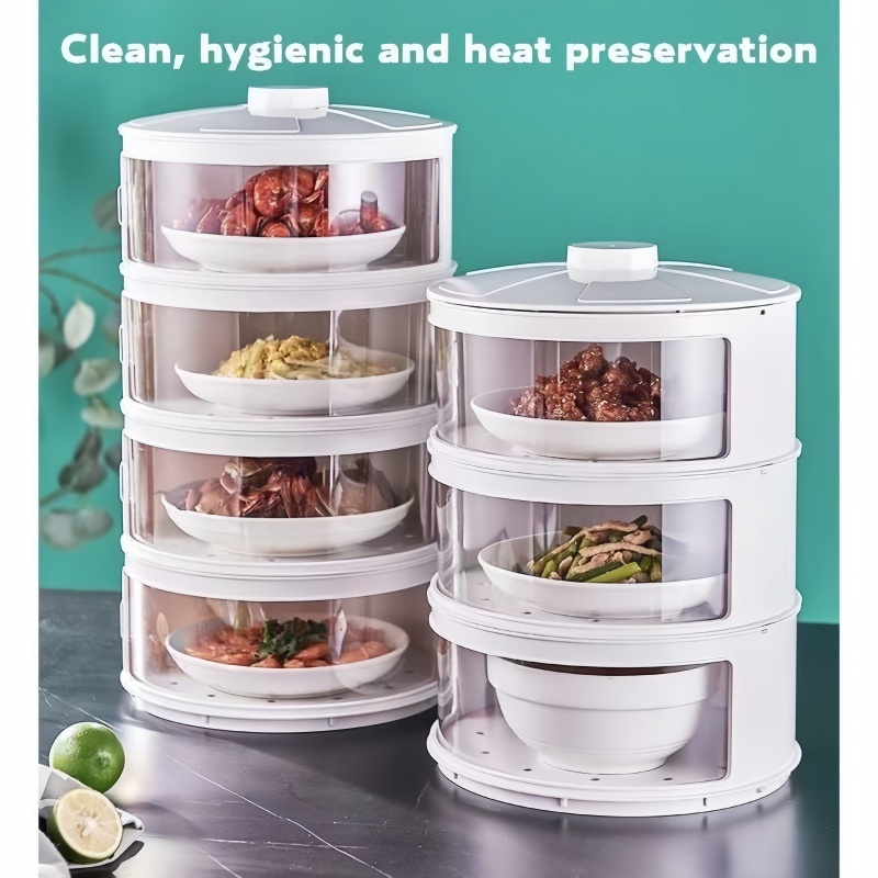Anti-flies Insulation food keeper Multi layer Household Multi-layer ...