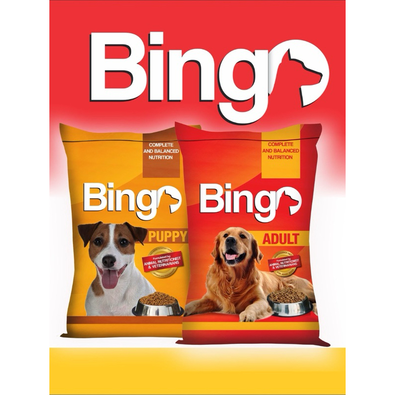 Bingo Dog Food Adult packed per 5kgs, 10kgs and 20kgs original pack ...