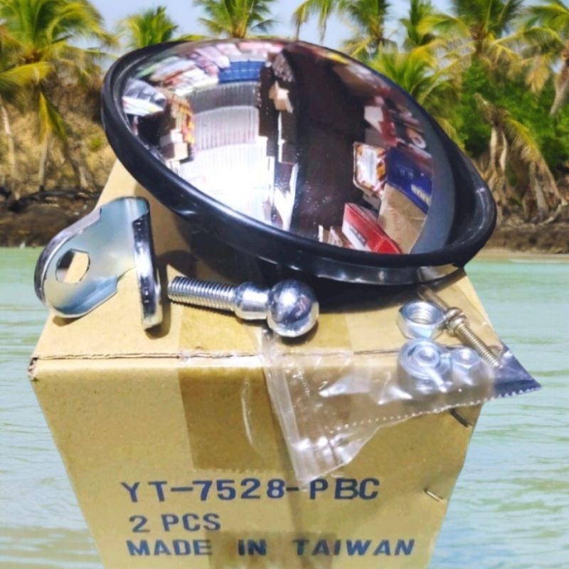 Universal Round Mirror/Bumper Mirror 6" Bolt Type for tricycle/owner ...