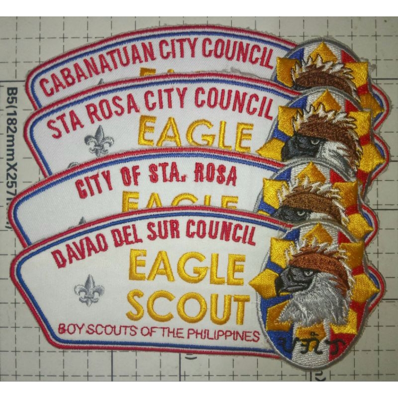 OFFICIAL Eagle Scout Council shoulder patch badge | Shopee Philippines