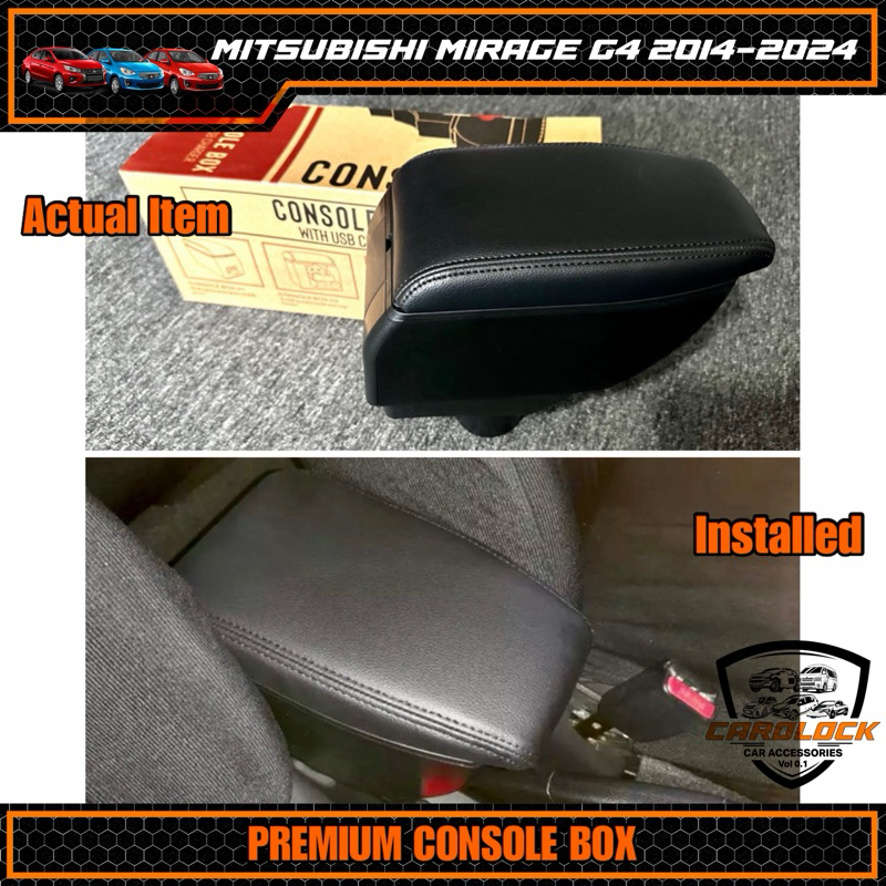 Mitsubishi Mirage G4 2014 - 2024 Premium Console Box | Shopee Philippines