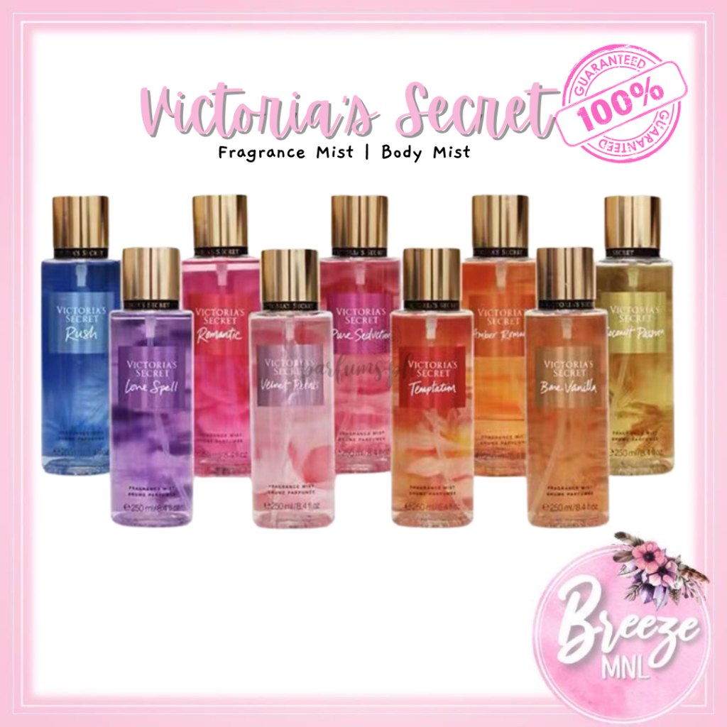 AUTHENTIC Victorias Secret Mist Fragrance Body Mist BBW VS | Shopee ...