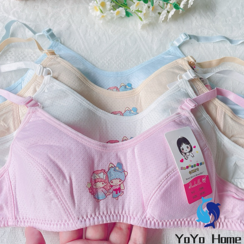 #2906 COD 3pcs baby bra for teens jersey & kid’s print high and good ...