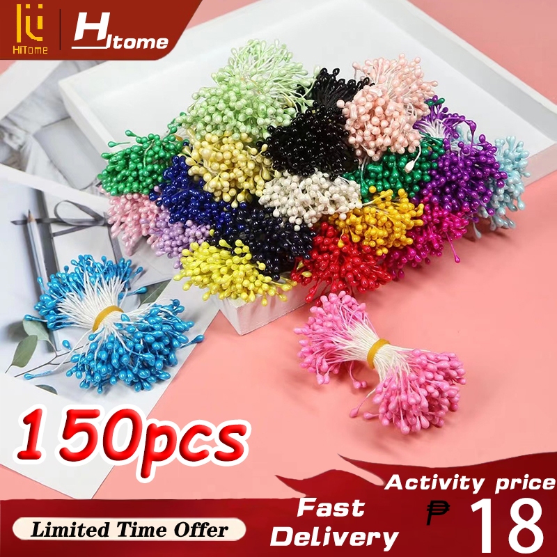 150pcs Artificial Flower Stamens DIY Craft Decorative Accessories ...