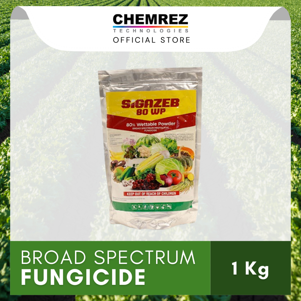 SIGAZEB 80WP Dithiocarbamate Fungicide Wettable Powder (1Kg) Broad ...