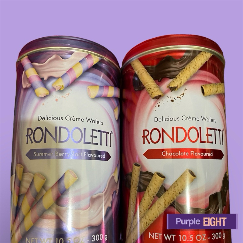 Rondoletti | Chocolate | Summer Berry Tart Flavoured Cream Wafer 300g ...