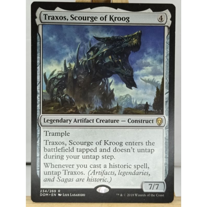 Traxos, Scourge of Kroog ( Dominaria - DOM ) Magic the Gathering ...