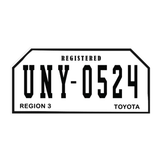 Shop temporary plate number for Sale on Shopee Philippines