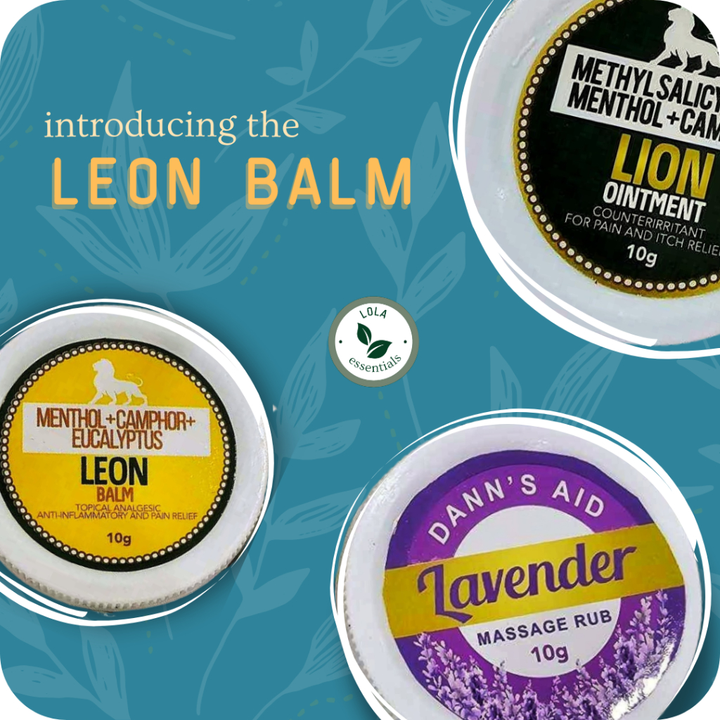 Leon Menthol Balm (Menthol, Lemon, Lavender) Locally Made | Shopee ...