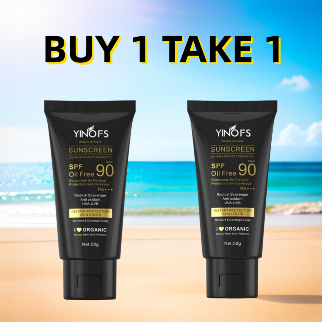 [BUY1 TAKE1]YINOFS SUNSCREEN COVERS&PROTECT PERFECTLY WITH SPF 90+ OIL ...