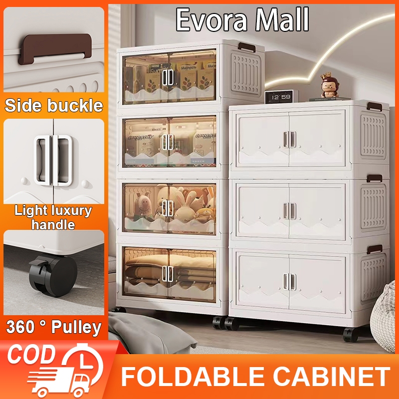 Evora Foldable Cabinet for Clothes Durabox Drawer Plastic Wardrobe ...