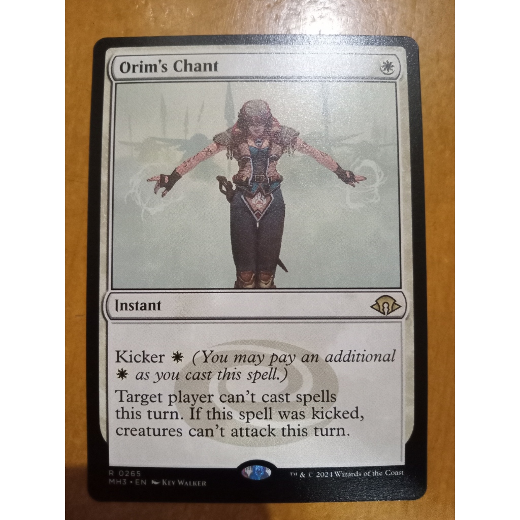 MTG Orim's Chant Rare Modern Horizons 3 MH3 Magic the Gathering ...
