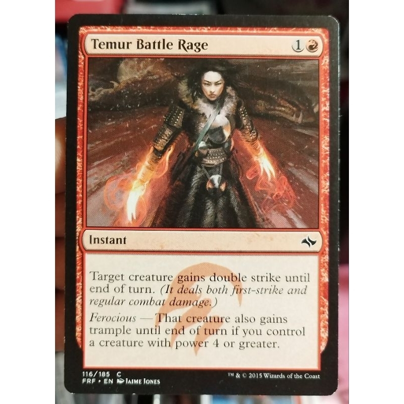 Temur Battle Rage (Magic the gathering) | Shopee Philippines