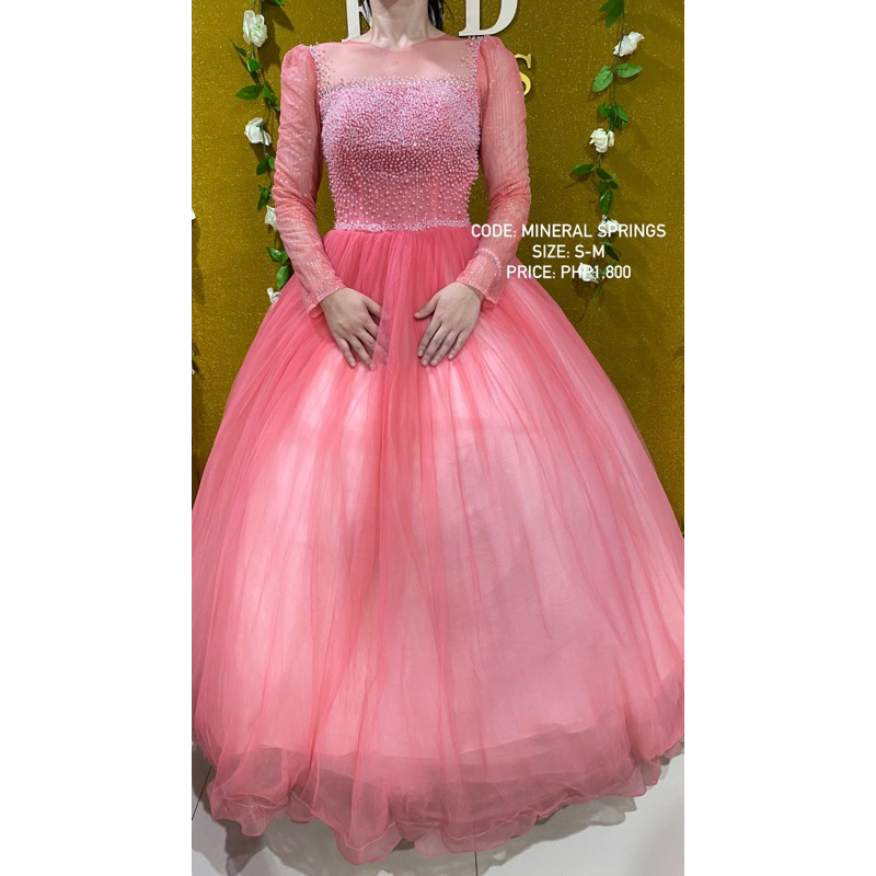 DEBUT GOWN (CODE: MINERAL SPRINGS) | Shopee Philippines