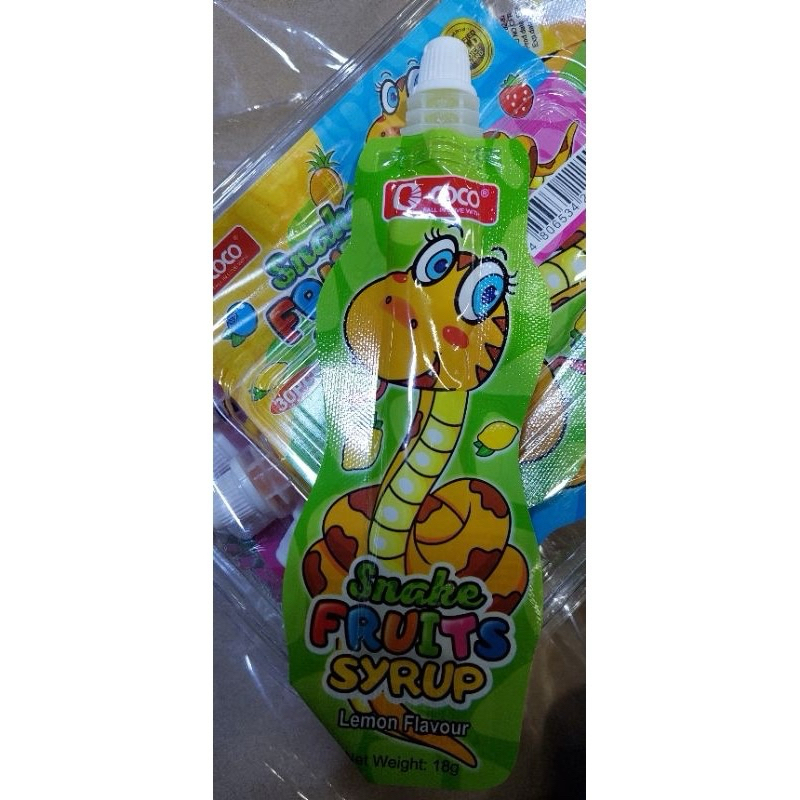 COCO SNAKE FRUITS SYRUP 30 PCS | Shopee Philippines