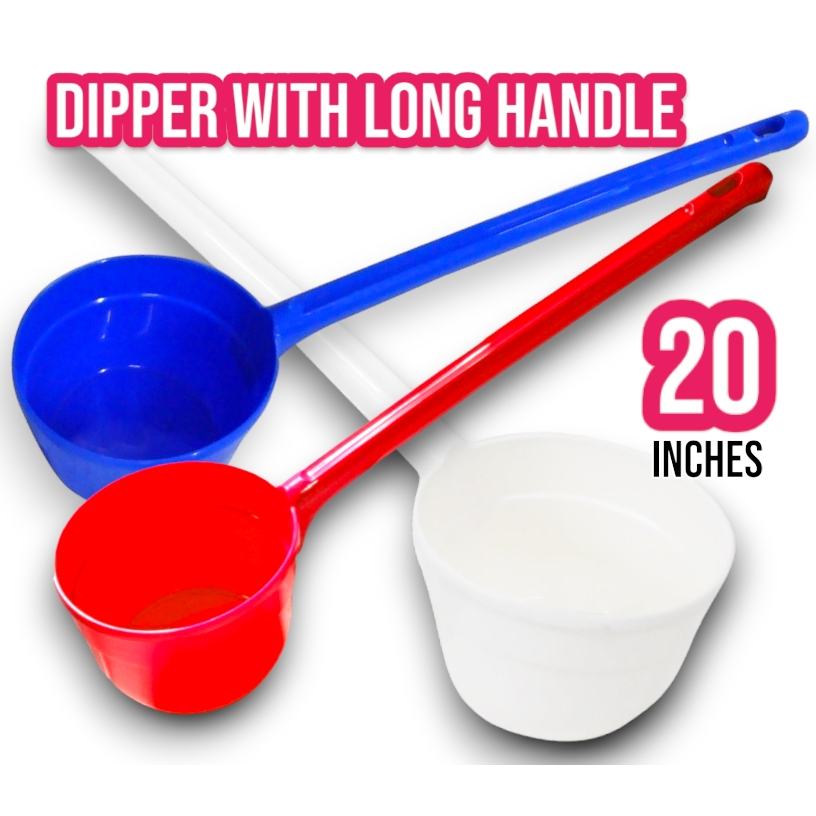20 inches OROCAN TABO LONG HANDLE / Water Dipper Plastics Water Scoop ...