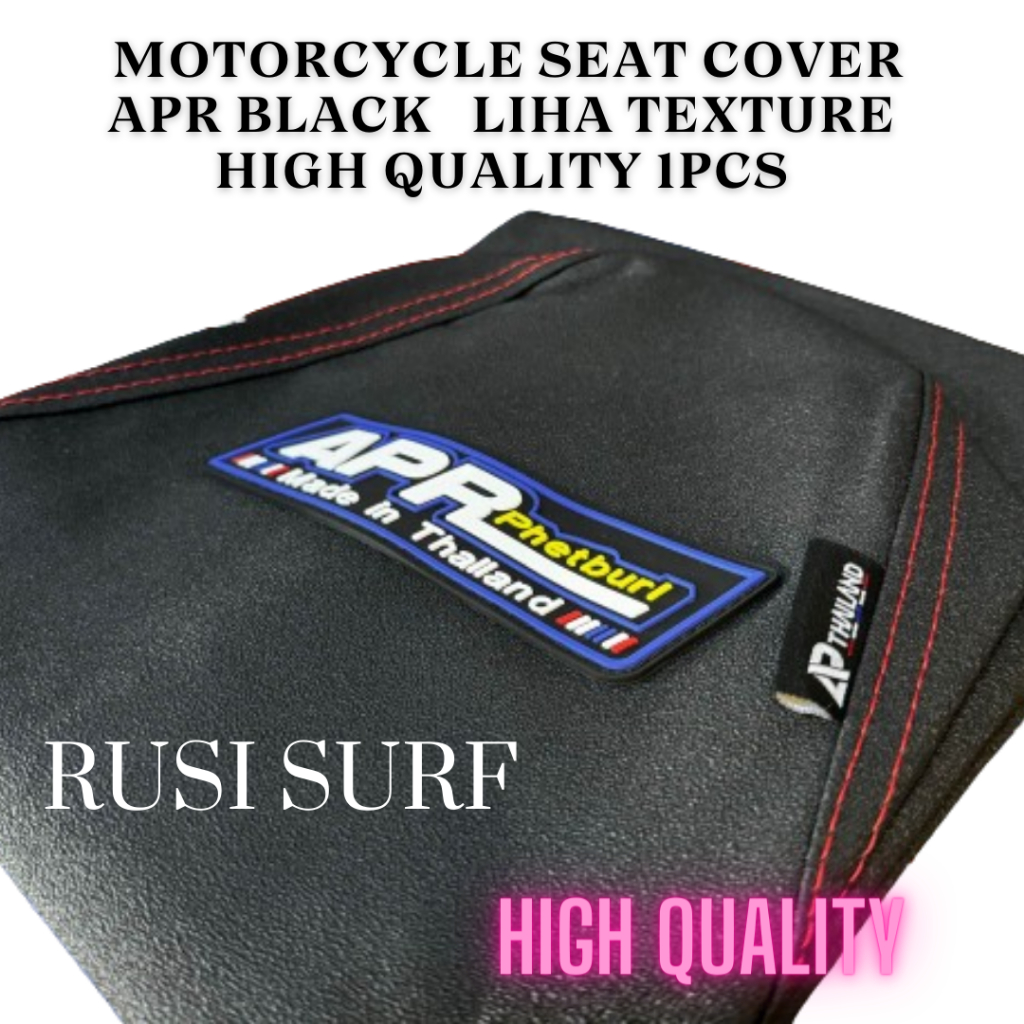 RUSI SURF MOTORCYCLE SEAT COVER APR BLACK OREO LIHA TEXTURE HIGH ...