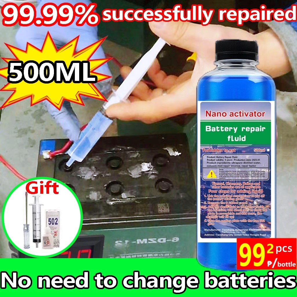 Battery Repair Solution 500ml Battery Solution Water Battery Liquid