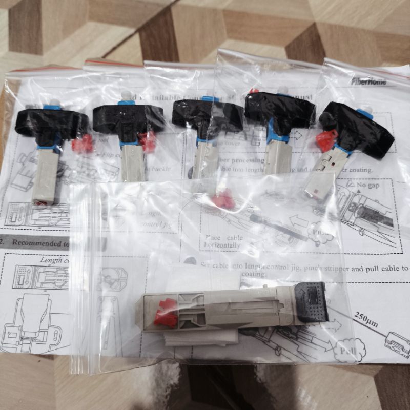 5PCS PER BUNDLE SC CONNECTOR BUTTERFLY FIBERHOME (BRANDNEW) FREE ...