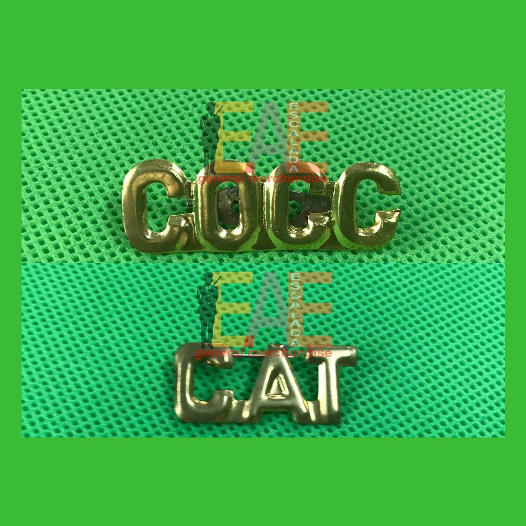 Student COCC and CAT Pins (Gold) | Shopee Philippines