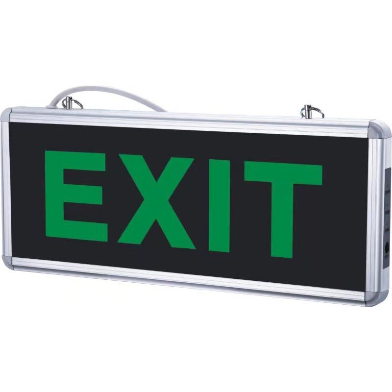 Led Exit Sign | Fire Exit Sign Green Board Led Sign Signage Emergency ...