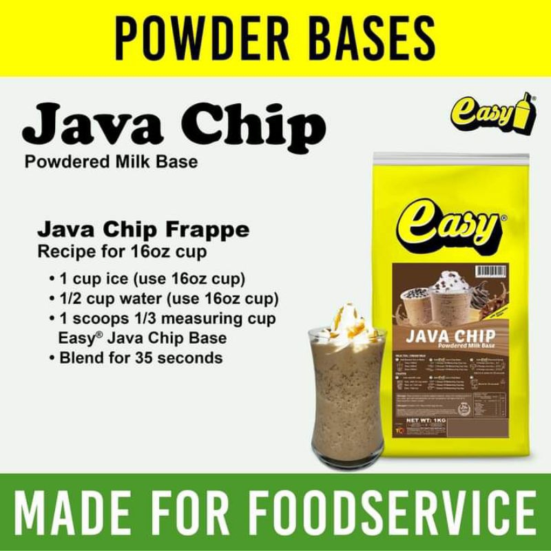Java Chip Easy Base - Easy Brand (1 pack / 1kg) | Shopee Philippines