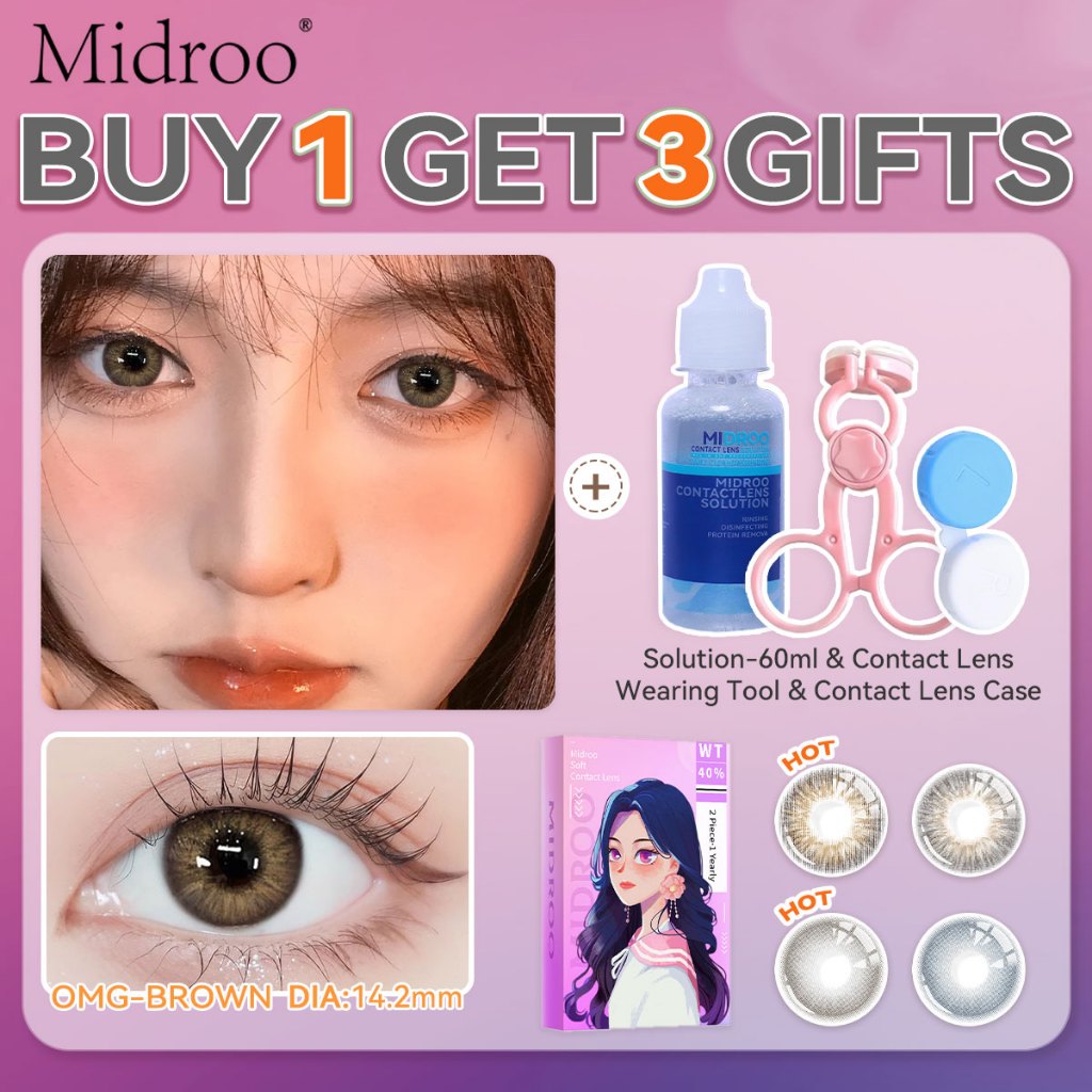 【Free Solution】Midroo OMG Contact Lens With Free Lens Clip Tool Graded ...