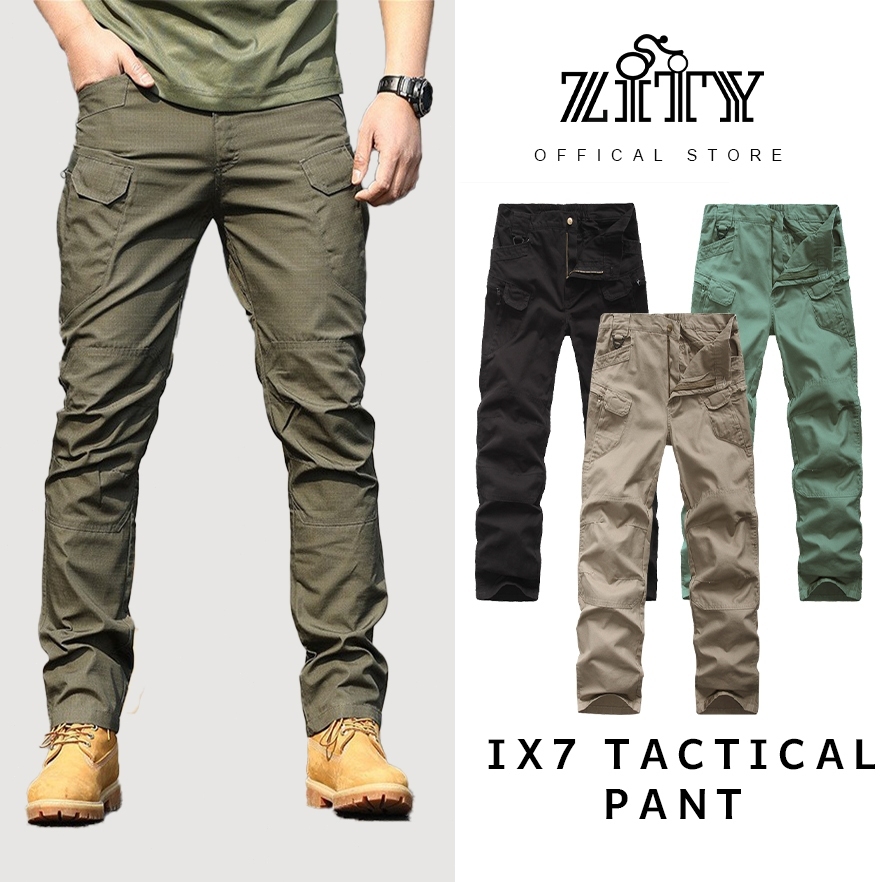 COD Cargo Pants Mens Hiking Slim Fit Pants Waterproof 6 Packet Pants ...
