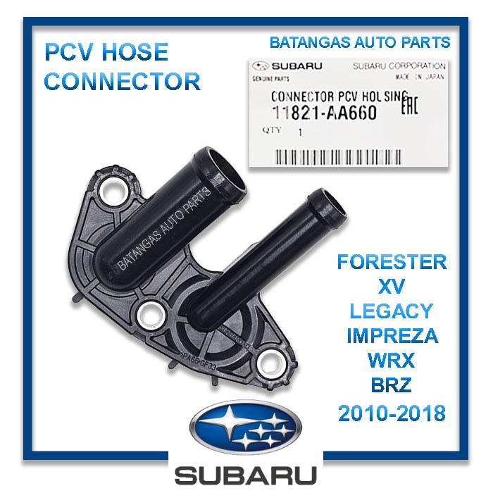 PCV HOSE CONNECTOR SUBARU FORESTER XV IMPREZA WRX LEGACY BRZ 11821 ...