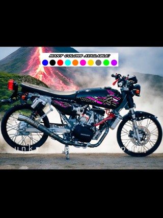 TMX 125 HAYABUSA DECALS WITH FREEBIES | Shopee Philippines