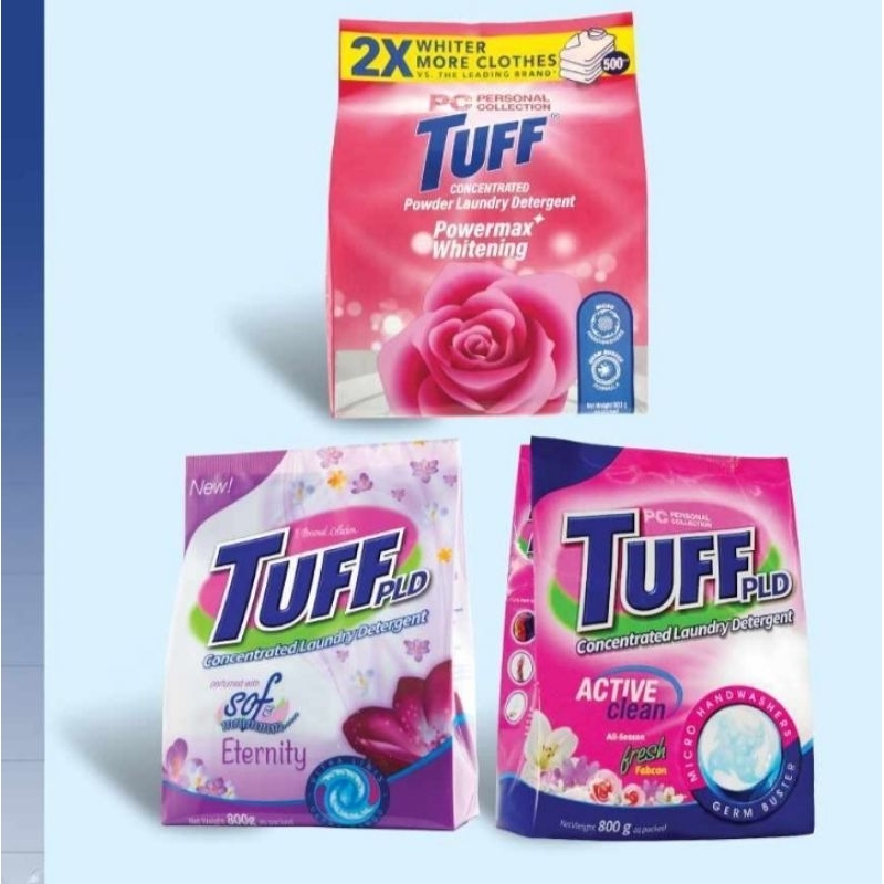 Tuff PLD Concentrated Powder Laundry Detergent 800grams | Shopee ...
