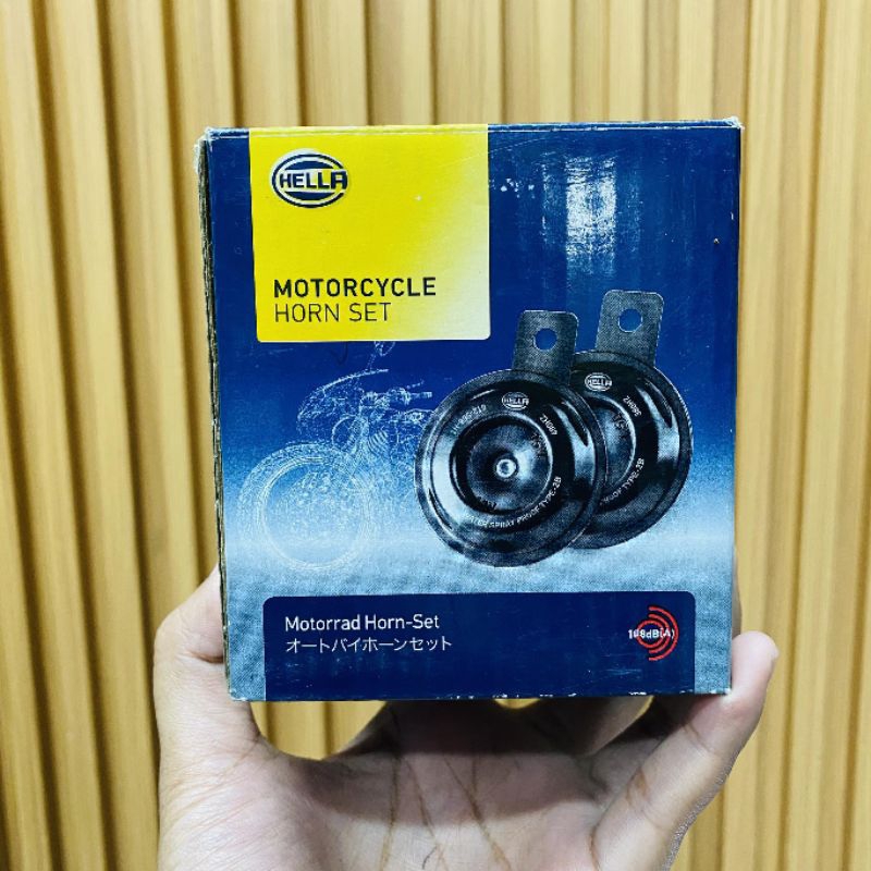 HELLA MOTORCYCLE HORN / BUSINA | Shopee Philippines