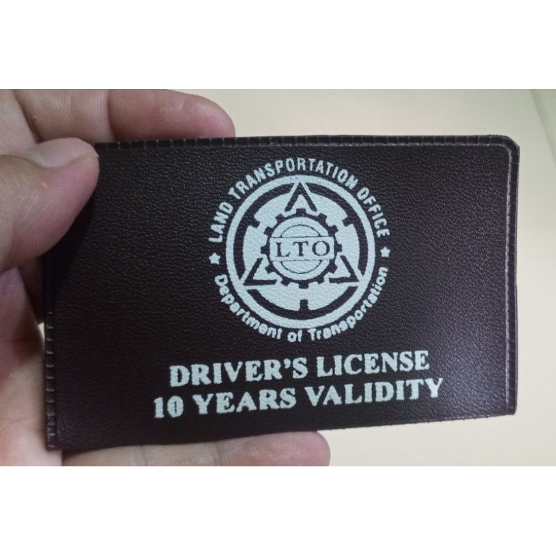 LTO DRIVER'S LICENSE HOLDER (BROWN) | Shopee Philippines